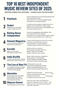 Top 10 Best Independent Music Review Sites Of 2025 | Dulaxi